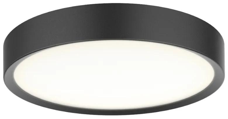 OnaDnes -20% Černé plastové stropní světlo Halo Design Universal 33 cm