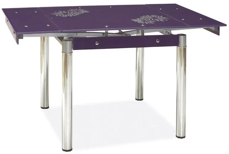 Jídelní stůl GD-082 rozkládací fialový