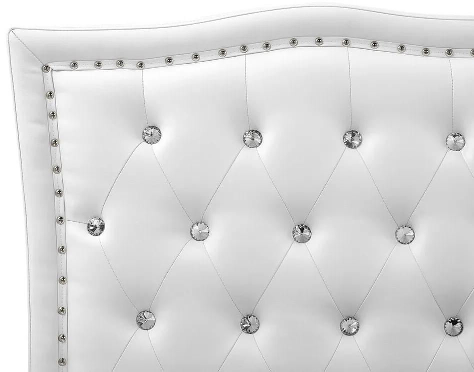 Jednolůžková postel 90 cm MATH (s roštem a úl. prostorem) (bílá). 1007346
