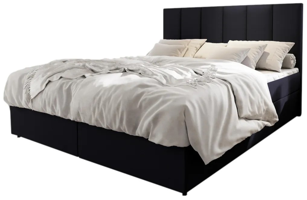 Expedo Čalouněná postel boxspring KARDI, 180x200, soft 11 + topper