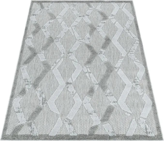 Kusový koberec Bahama 5158 Grey – na von aj na doma, 140x200, šedá, chodba / predsieň, Ayyildiz
