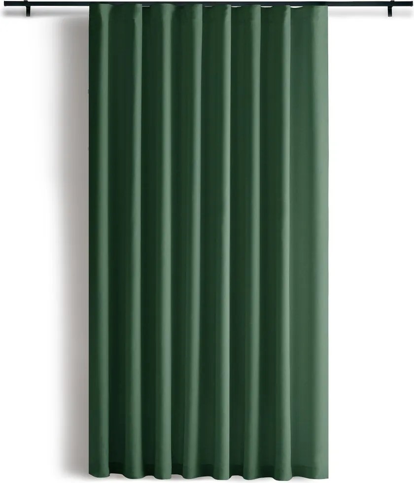 Tmavě zelený dimout závěs 140x300 cm Calisto – Filumi