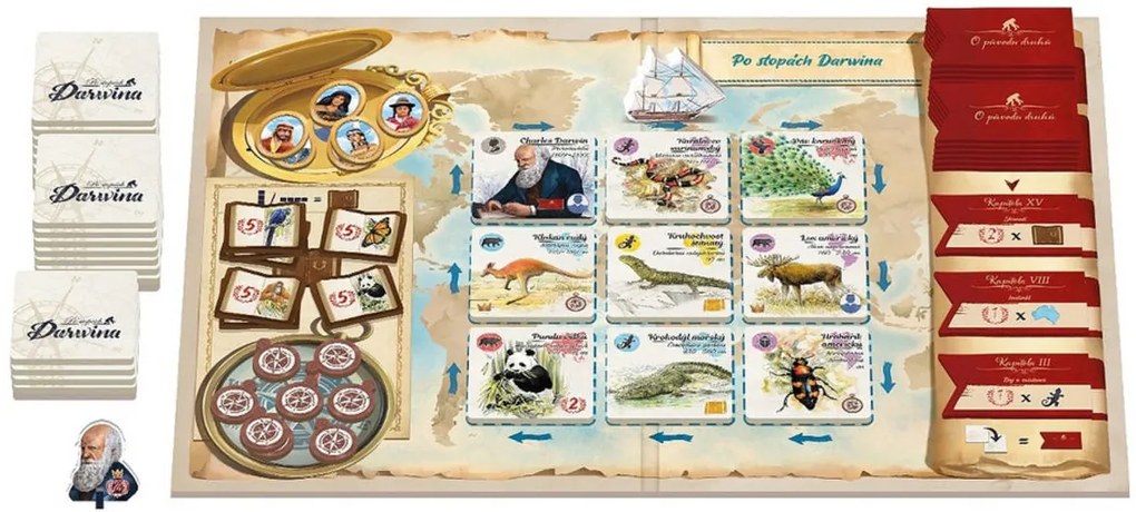 DINO Hra Po stopách Darwina *SPOLEČENSKÉ HRY* dn631847