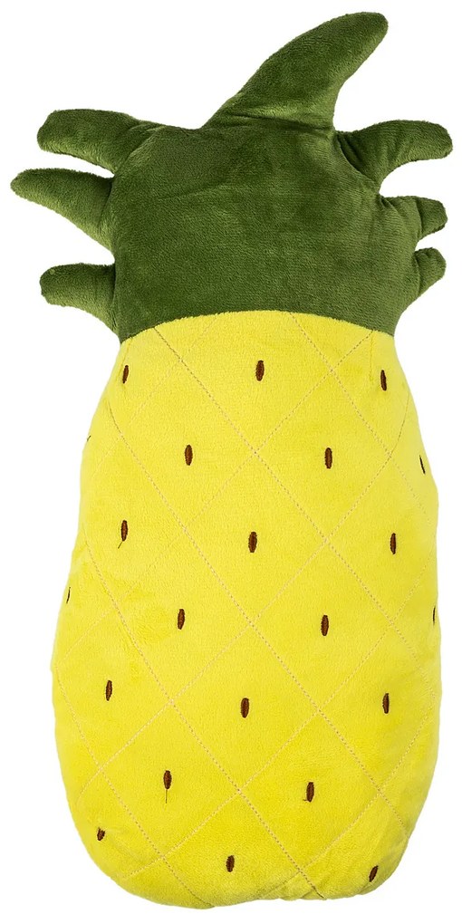 JAHU Tvarovaný polštářek Ananas žlutá, 20 x 45 cm