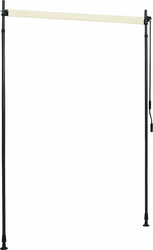 Venkovní roleta 150 x 270 cm krémová 145941