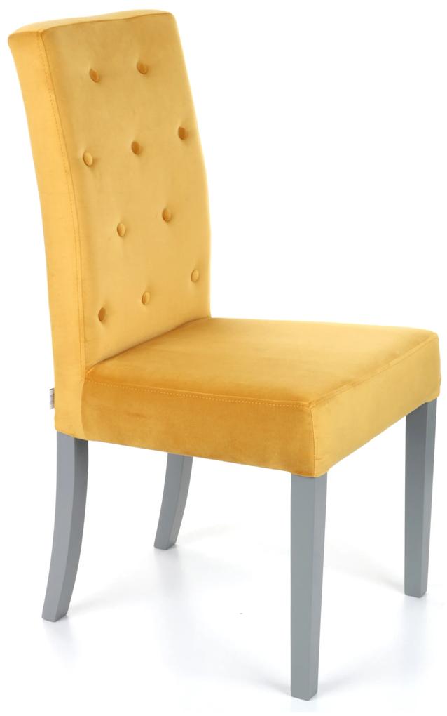 Snap Simple 100 s knoflíky židle bílá