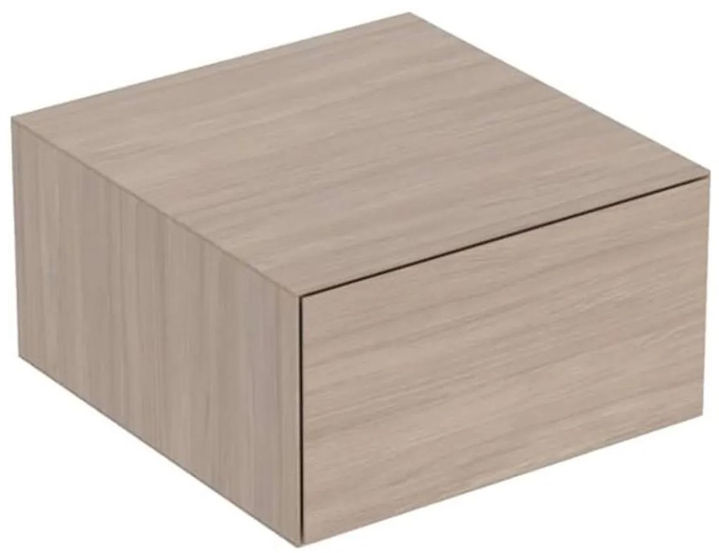 Geberit ONE - Boční skříňka 45x25x47 cm, 1 zásuvka, dub 505.078.00.5