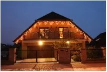 DecoLight SR-036277 Prodlužovací rampouchy PROFI 230V 100 LED teplá bílá