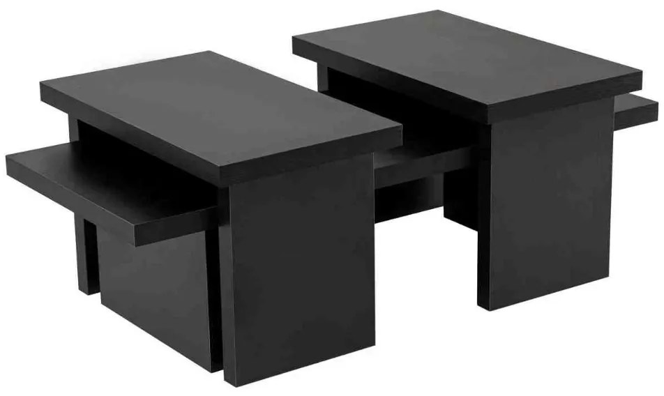 Designový konferenční stolek Xanthe 110 cm černý