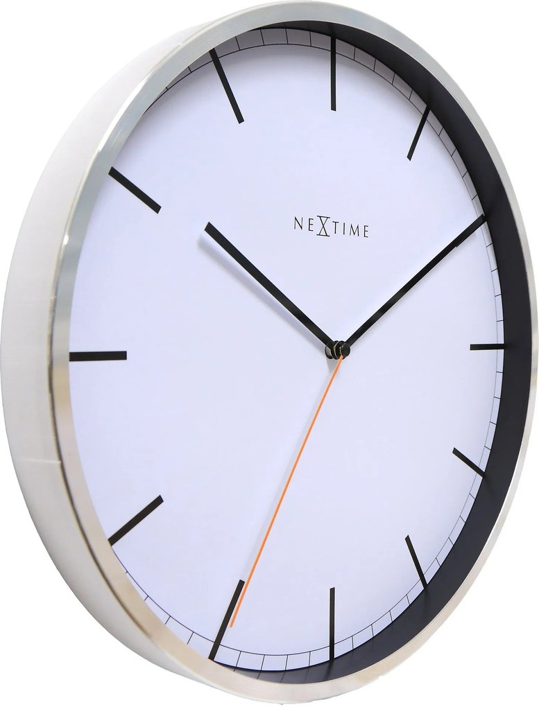 Nástěnné hodiny Company 35 cm bílé
