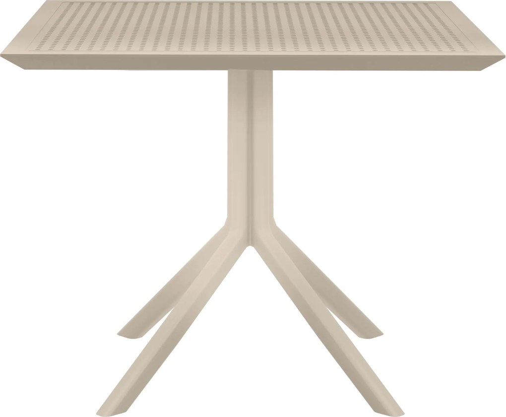 Stůl Sky 80 cm – taupe