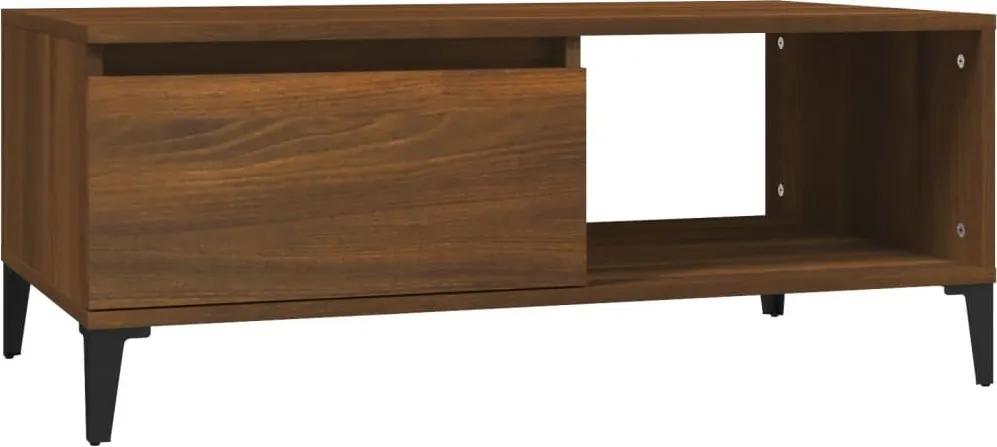vidaXL Konferenční stolek 90x50x36,5 cm kompozitní dřevo [821059] Barva: Černá