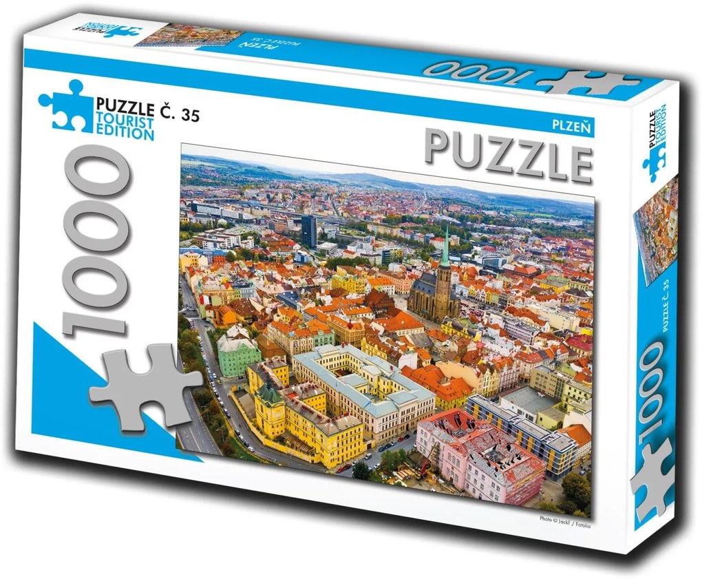 Tourist edition puzzle plzeň 1000 dílků (č.35)
