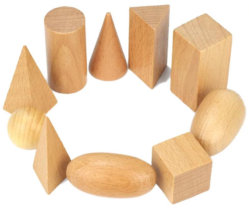 Montessori dřevěné bloky