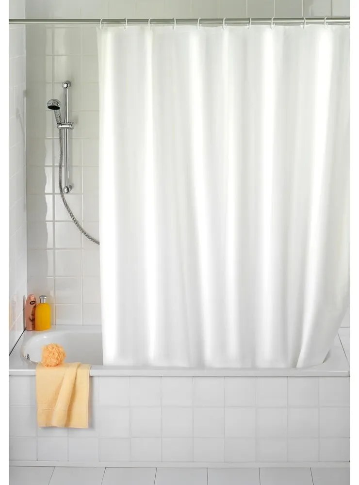 Pratelný sprchový závěs Wenko White, 120 x 200 cm