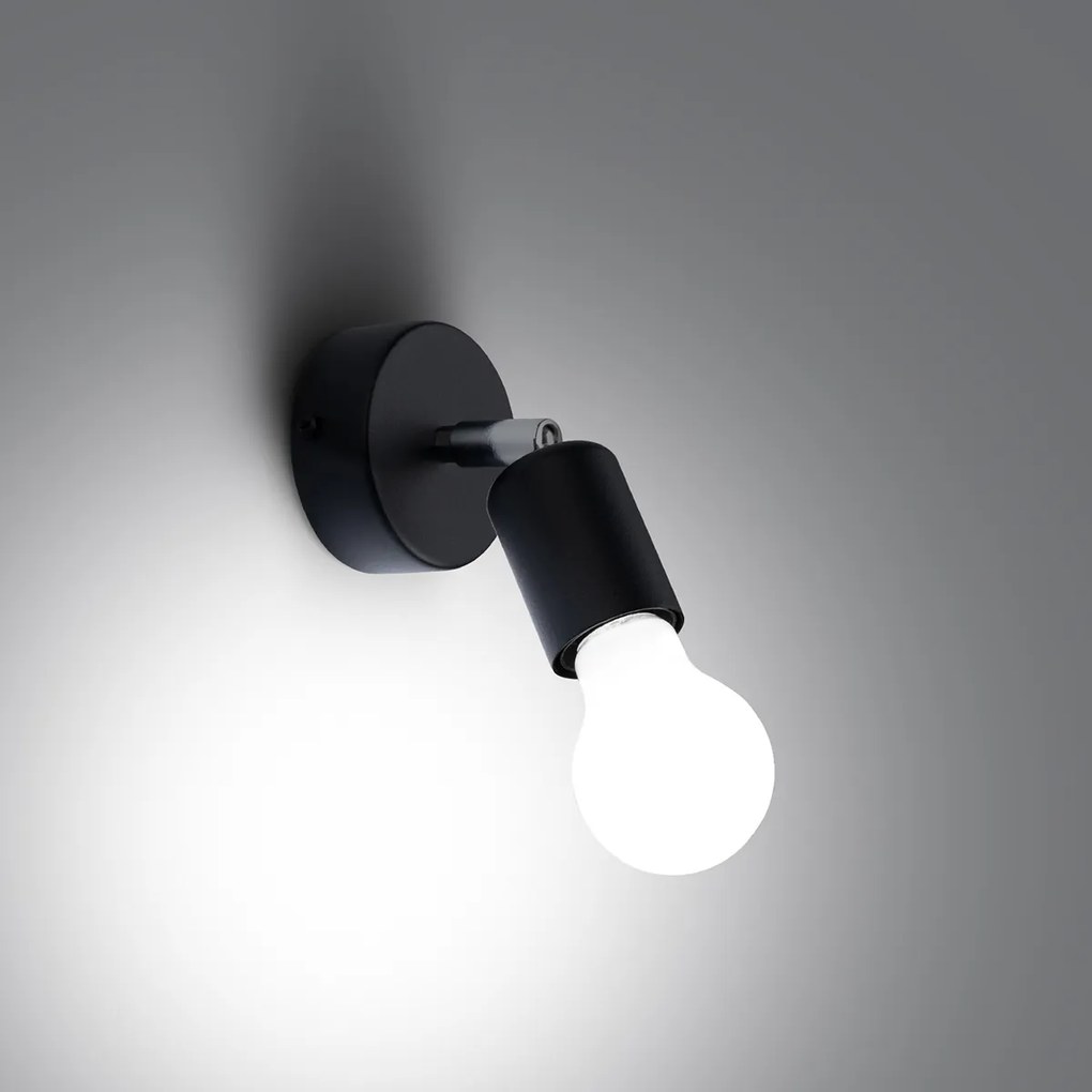 Sollux Lighting Nástěnné svítidlo FORNES 1 Černá
