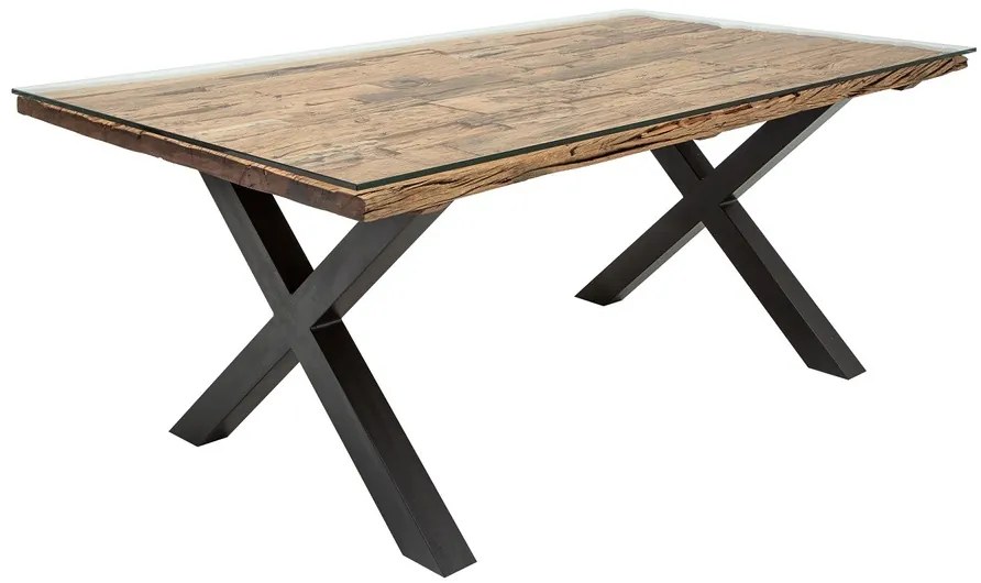 Designový jídelní stůl Shark X 180 cm přírodní - skladem