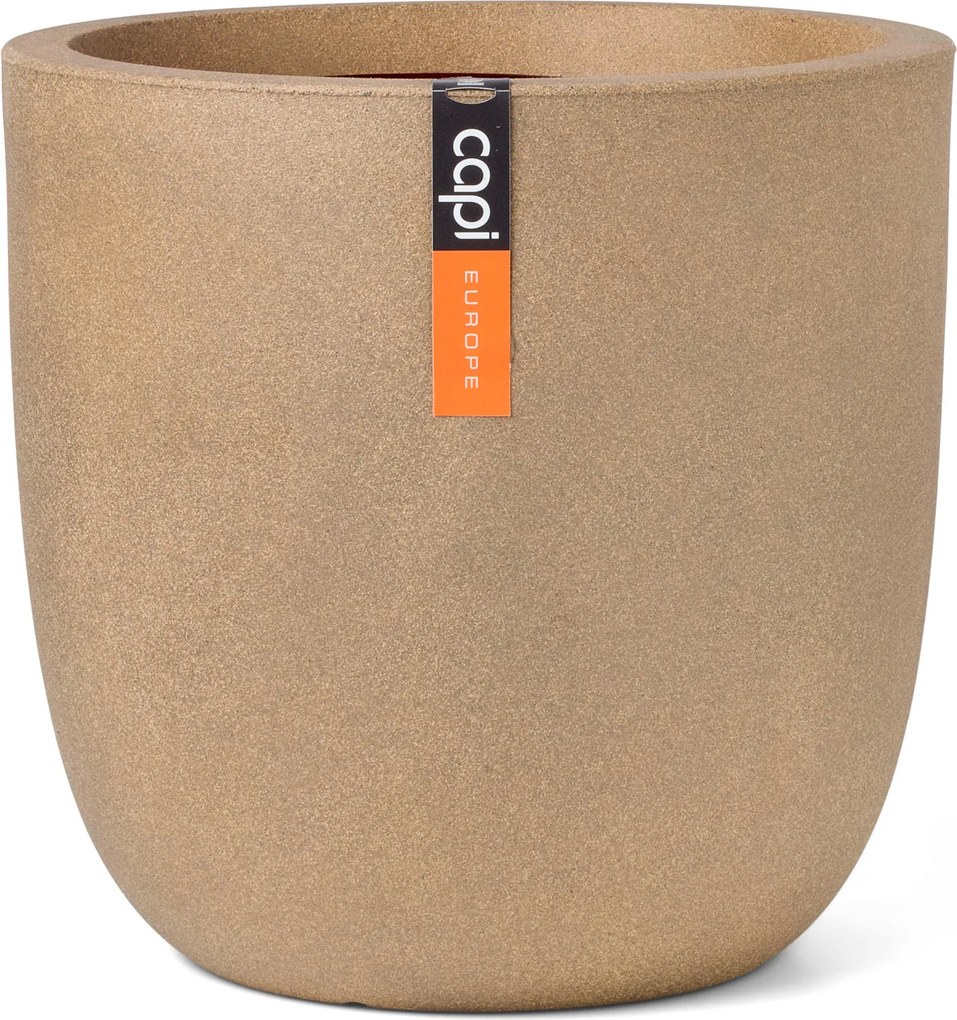 Capi Europe Květináč »Smooth«, kulatý (43 × 41 cm, béžová)