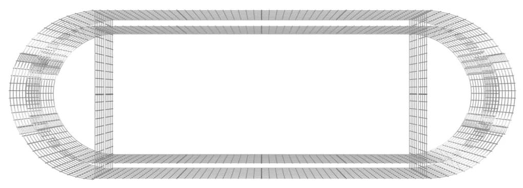 Gabionový vyvýšený záhon pozinkované železo 300 x 100 x 100 cm,  152046