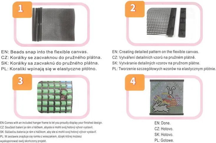 FANDY Mozaika korálková Inset 01