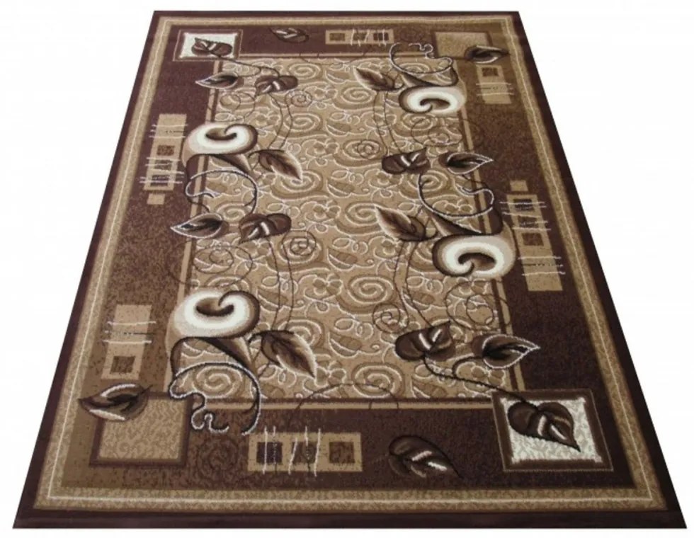 Kusový koberec PP Agnus hnědý, Velikosti 120x170cm