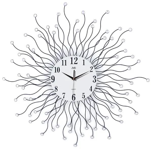 Luxusní kovové obrovské nástěnné designové hodiny JVD HJ19 pr. 78cm
