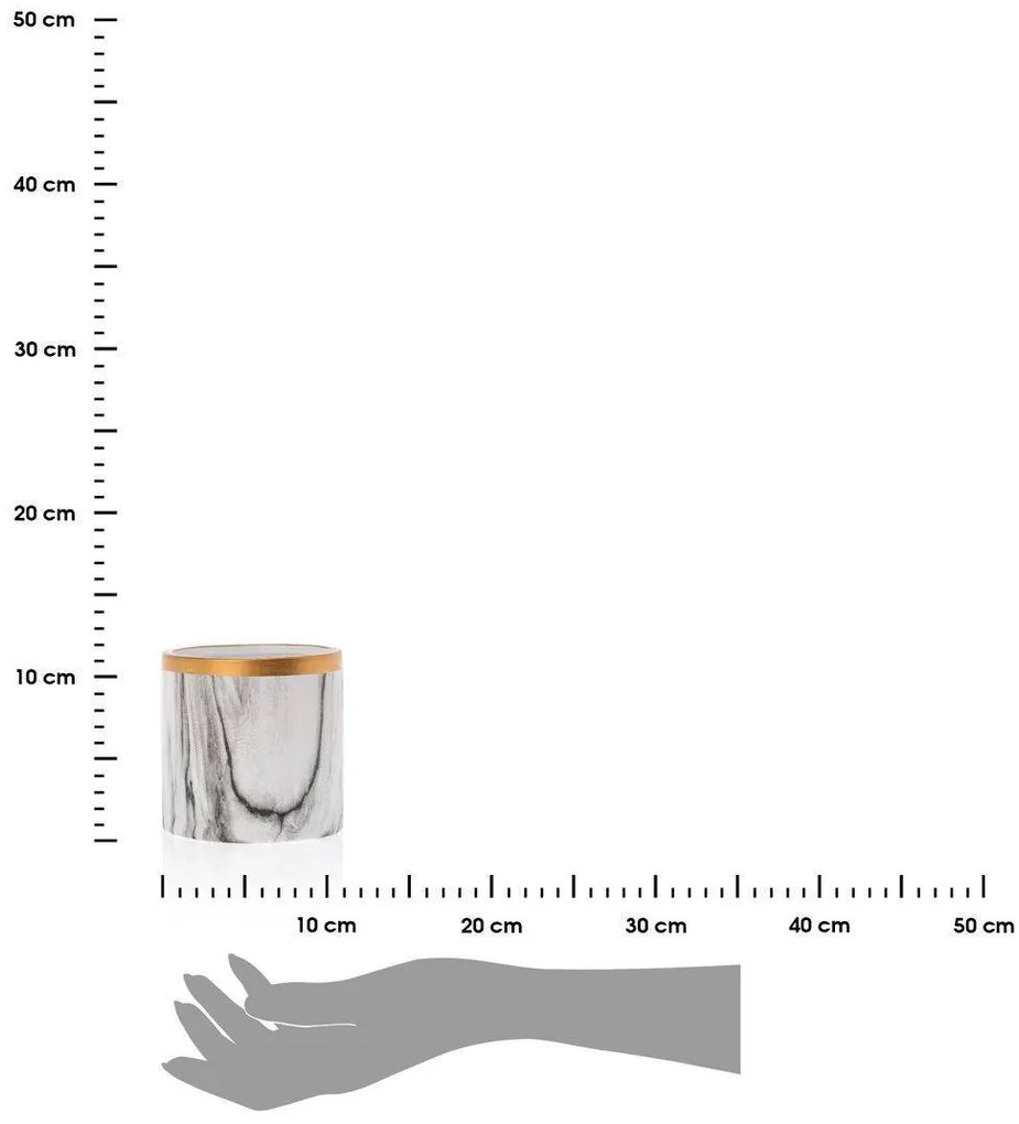 Květináč Sona 11 cm mramor