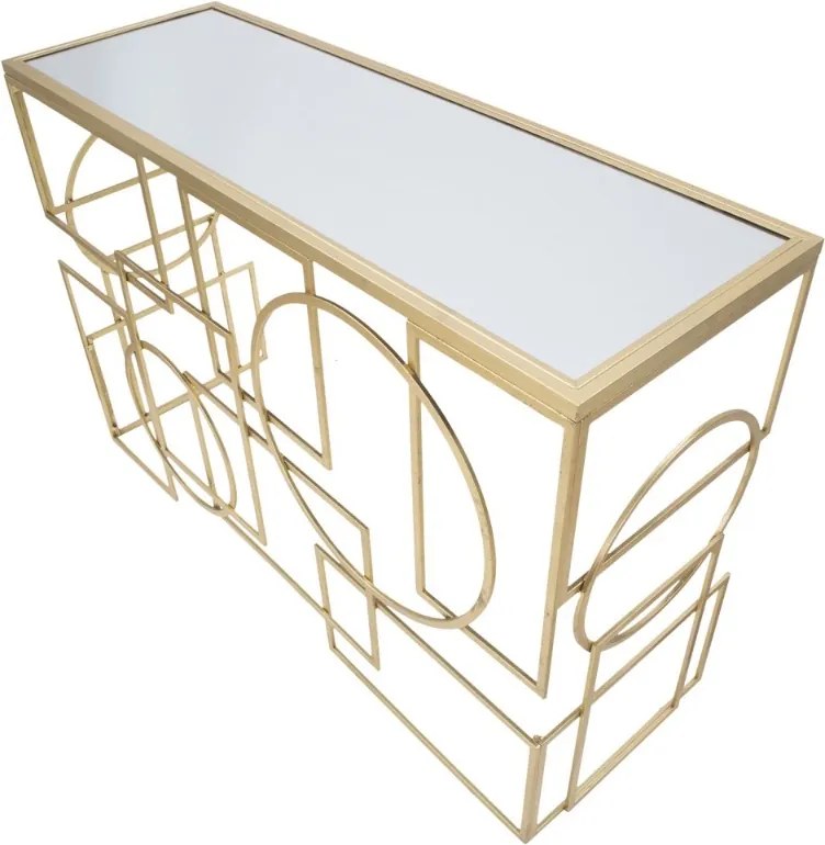 Designová konzole Vartouhi 120 cm zlatá