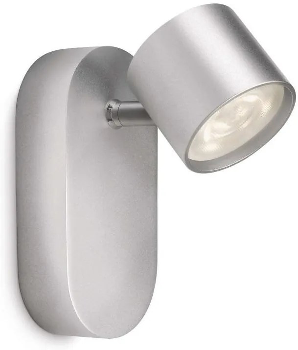 Led nástěnné svítidlo bodové lampa philips star 56240/48/16  - hliník
