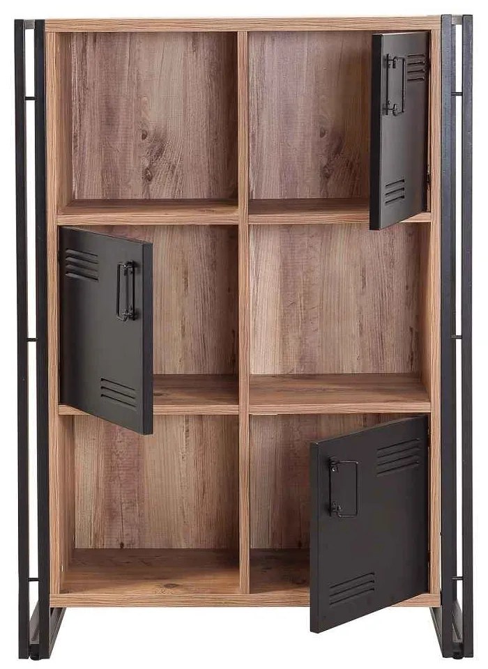 Designový regál Ilaria 89 cm borovice