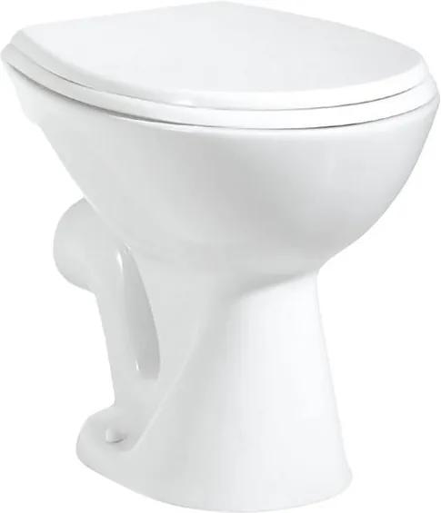 WC mísa samostatně stojící 36x47cm, zadní odpad, bílá (TP330) Aqualine
