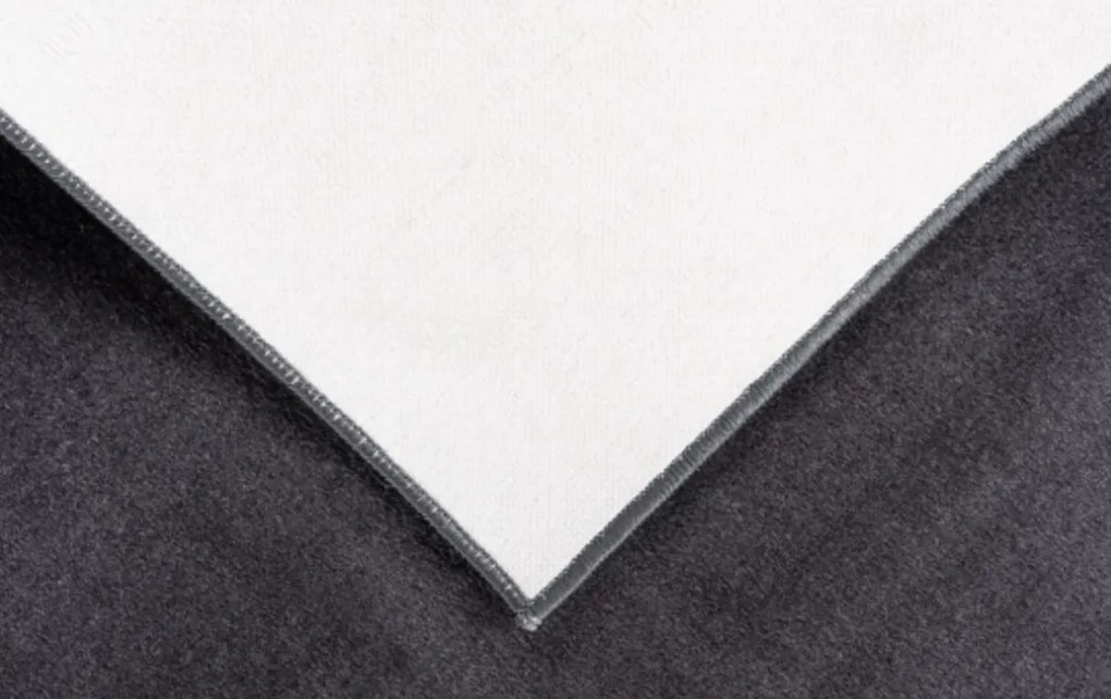 Kusový koberec PERI DELUXE 200/Graphite BARVA: Černá, ROZMĚR: 120x160 cm