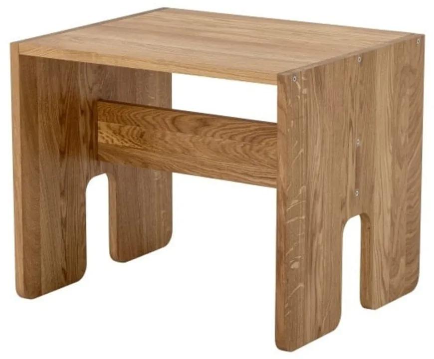 Dětský stolek z dubového dřeva 60x50 cm Bas – Bloomingville