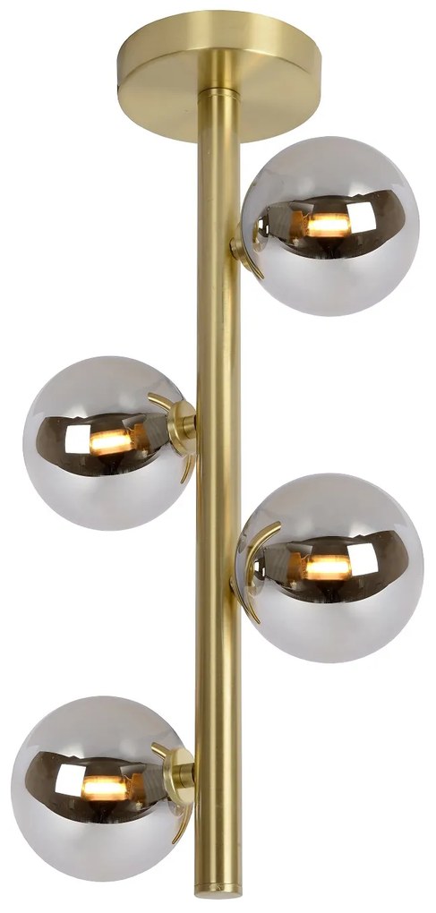 LUCIDE Flush ceiling light TYCHO Satin Brass