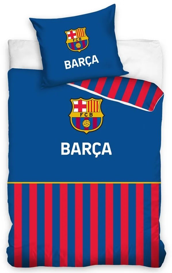 Bavlněné povlečení FC Barcelona Pajamas, 140 x 200 cm, 70 x 90 cm