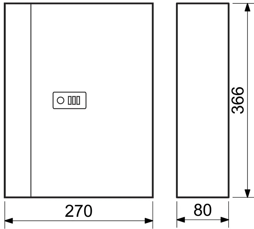 Richter Czech Skříň na klíče TS.48.AM
