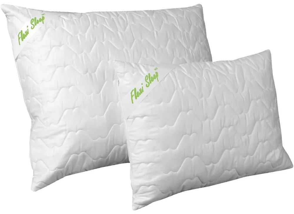 Saténový polštář Flexi Sleep s latexem - 50x70 cm