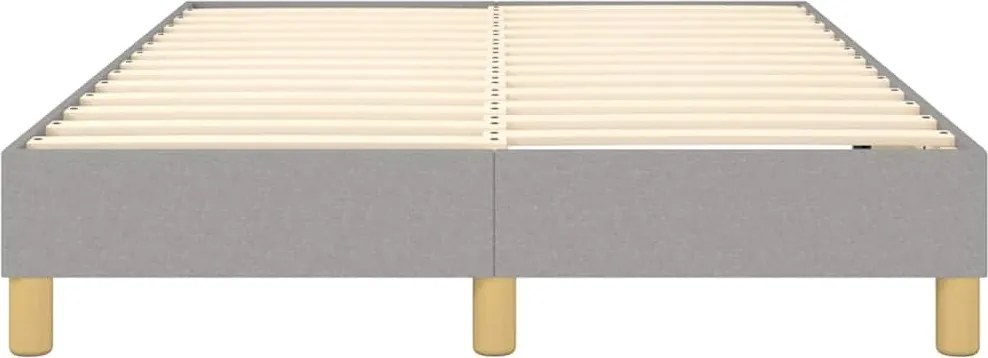 Rám postele s boxspringem světle šedá 120 x 200 cm textil 3120598