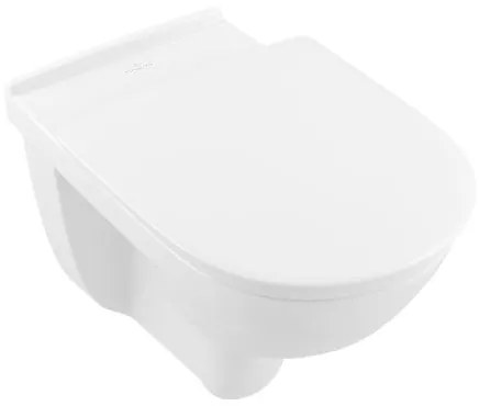 Villeroy & Boch ViCare - Závěsné WC bezbariérové, zadní odpad, DirectFlush, AntiBac, CeramicPlus, alpská bílá 4695R0T2