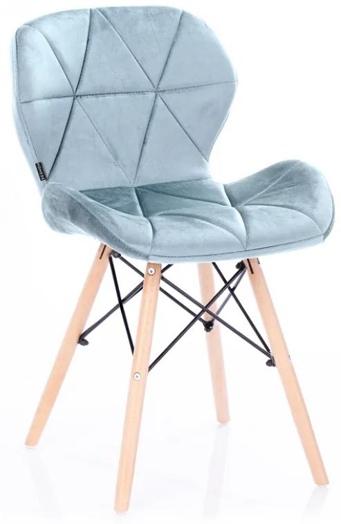 Skandinávská čalouněná židle, 73x47x37 cm,různé barvy Barva: hořčicová