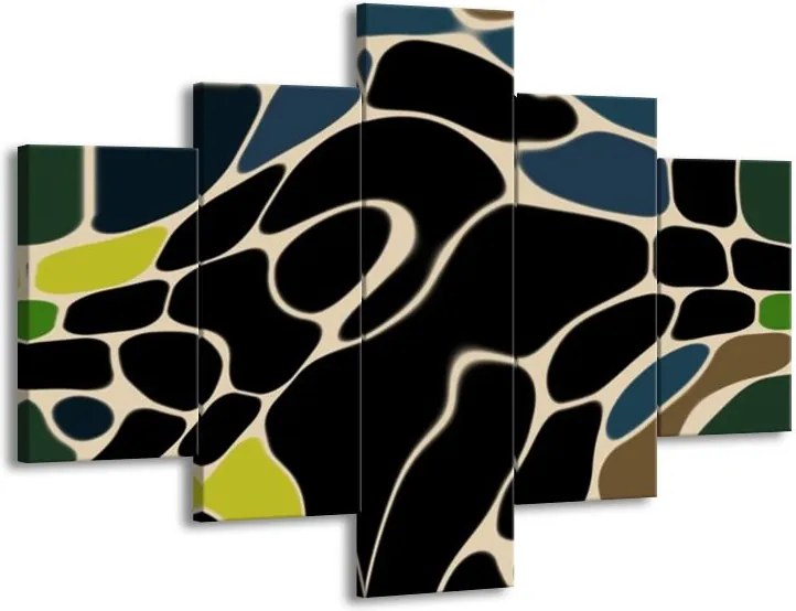 Mozaika černá 100x70 cm
