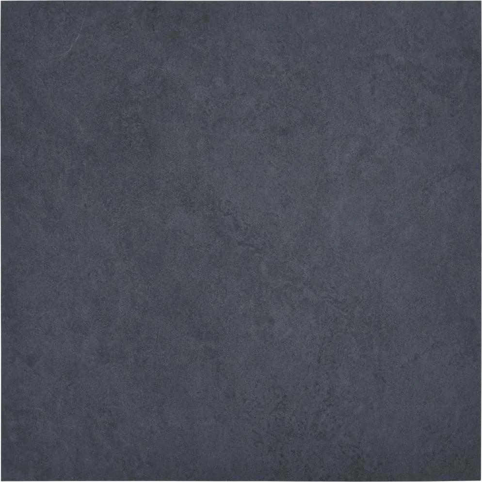 vidaXL Samolepicí podlahové desky 55 ks PVC 5,11 m² [144872] Barva: Tmavě šedá