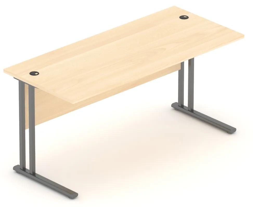 Kancelářský stůl Komfort, kovová podnož, 160x70x76cm BPR16 11