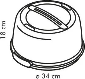 TESCOMA Chladicí podnos s poklopem DELÍCIA ø 34 cm