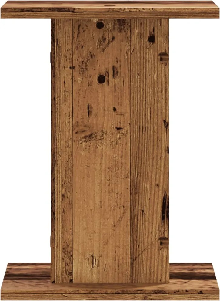 Stojany na rostliny 2 ks old wood 30x30x40 cm kompozitní dřevo 3307853