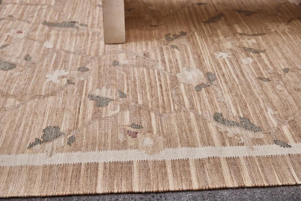 Diamond Carpets koberce Ručně vázaný kusový koberec Flora DESP P48 Brown Mix ROZMĚR: 140x200