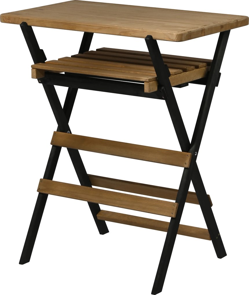 Dobar Sklápěcí multifunkční stůl, dřevěný, D 70 x Š 44 x V 81 cm.