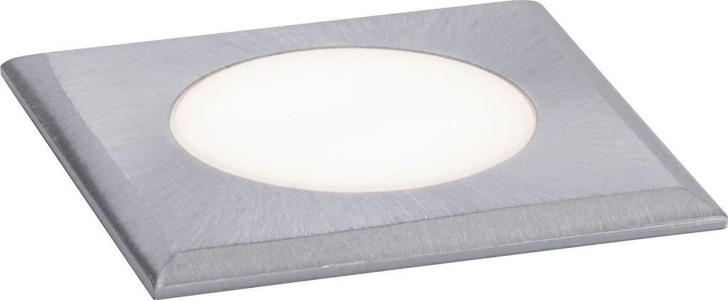 P 94366 Zemní svítidlo IP65 3.000K 2W ocel umělá hmota 230V hranaté - PAULMANN