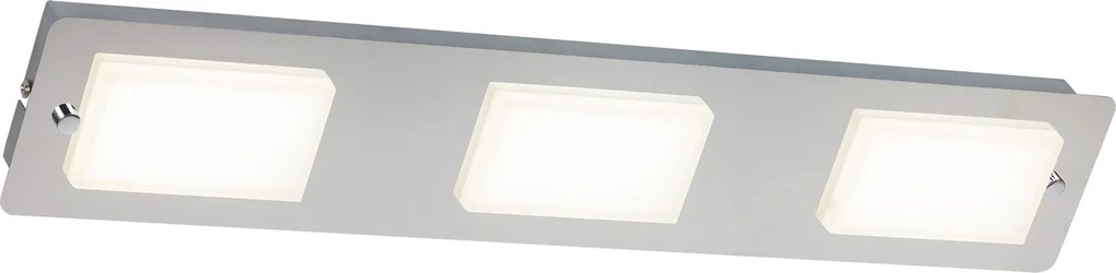 Rabalux Koupelnové svítidlo Ruben, IP44, 3x4,5 W, 3x387 lm, 4000 K, chrom