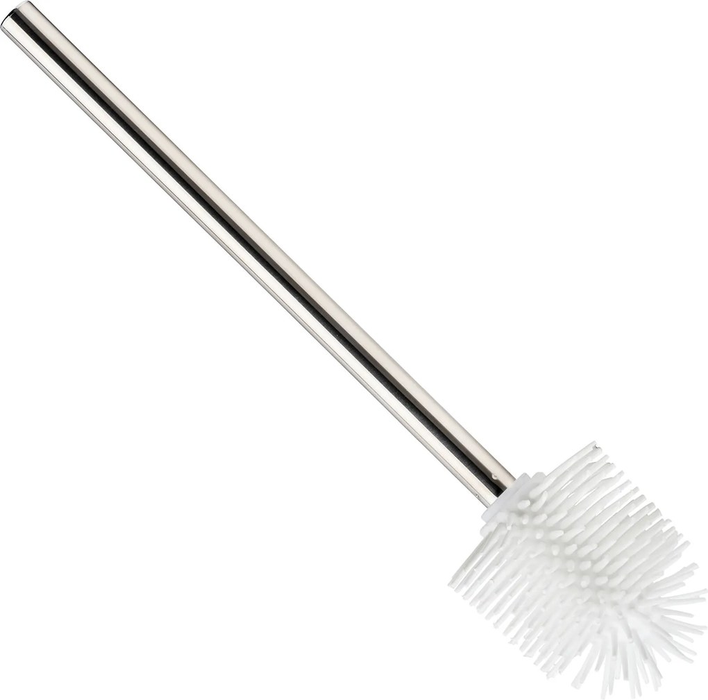 Snímatelný silikonový kartáč 7,5 cm, barva bílá, Wenko